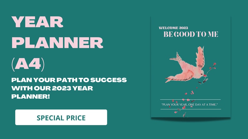 Editable 2023 Year Printable Planner, Daily, Weekly, Monthly Planner ...