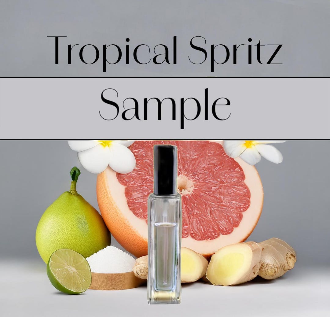 Sample: Tropical Spritz (grapefruit, Guava, Gardenia, Sugar, Ginger) - Etsy