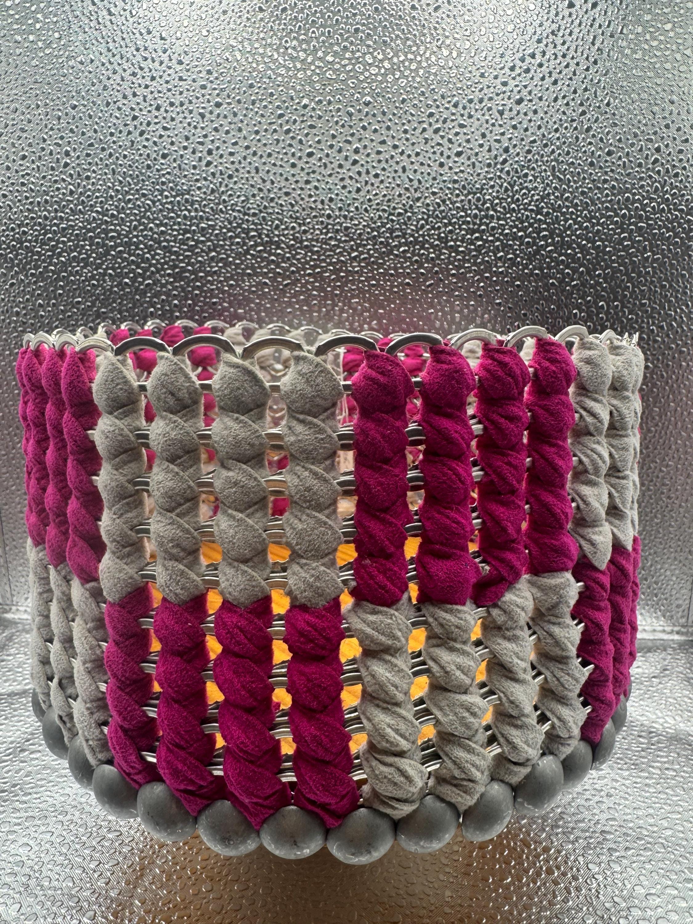 Checkered Pop Top Basket - Etsy
