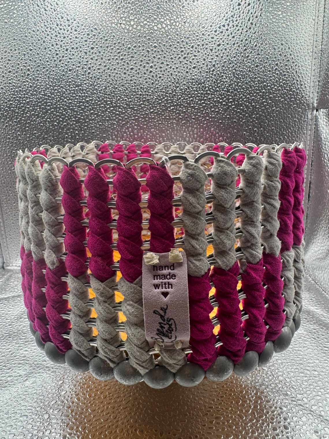 Checkered Pop Top Basket - Etsy
