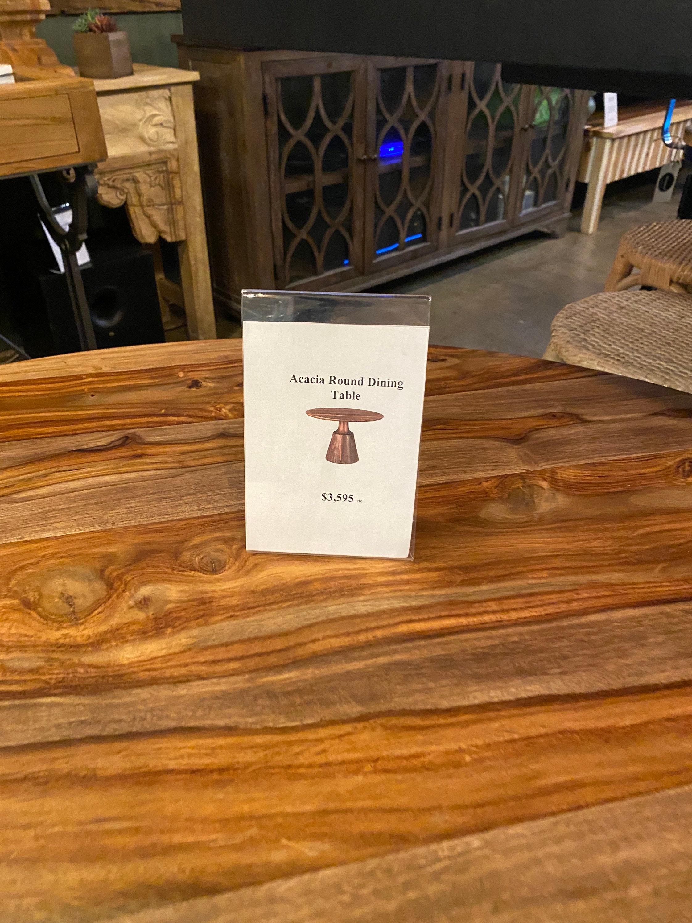 Solid Acacia Table - Etsy