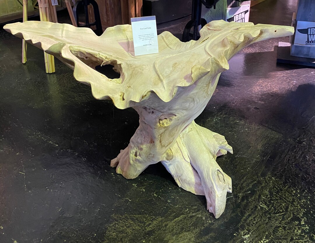 Tree Leaf Table - Etsy