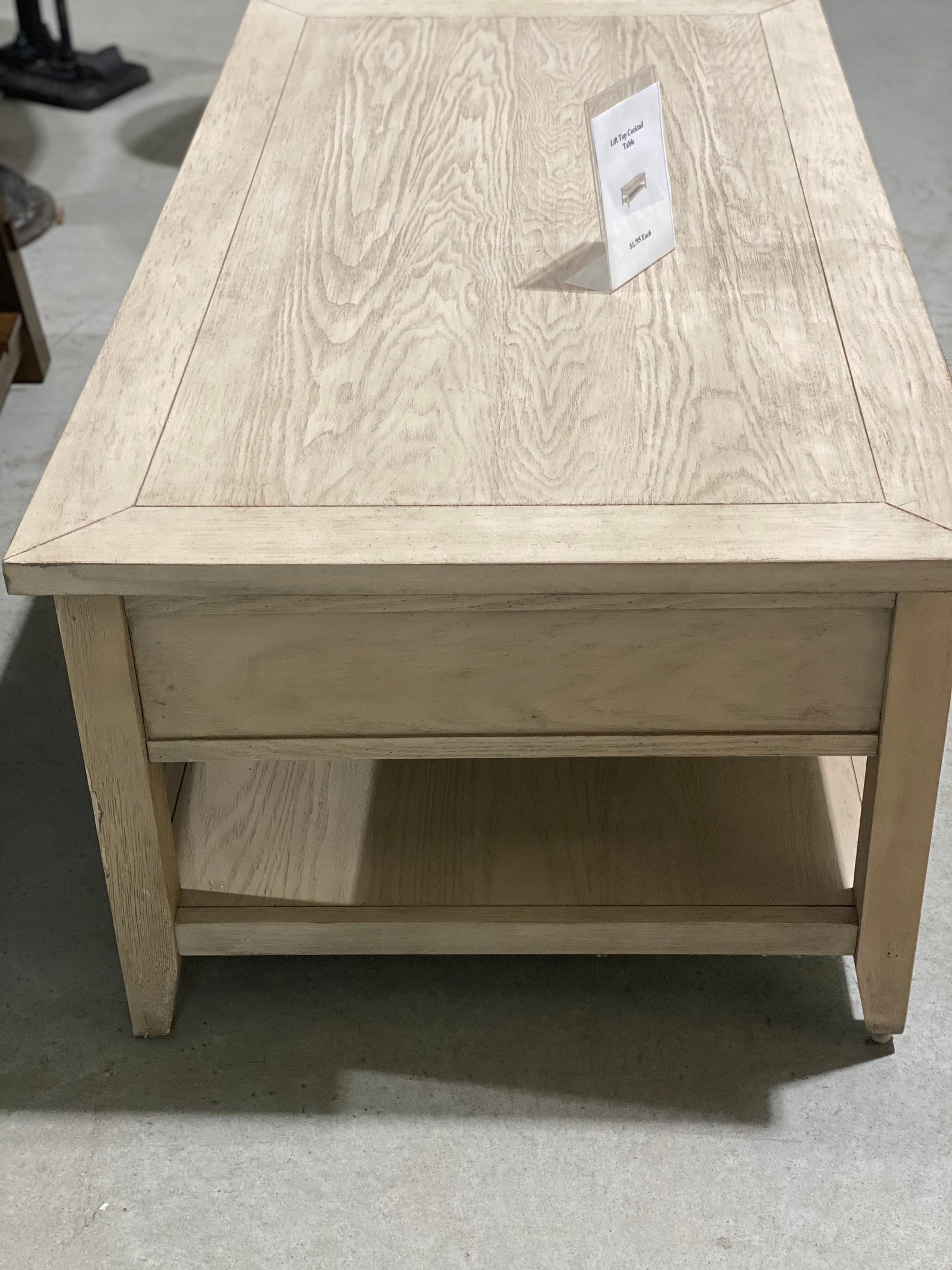 Cream Lift Top Coffee Table - Etsy