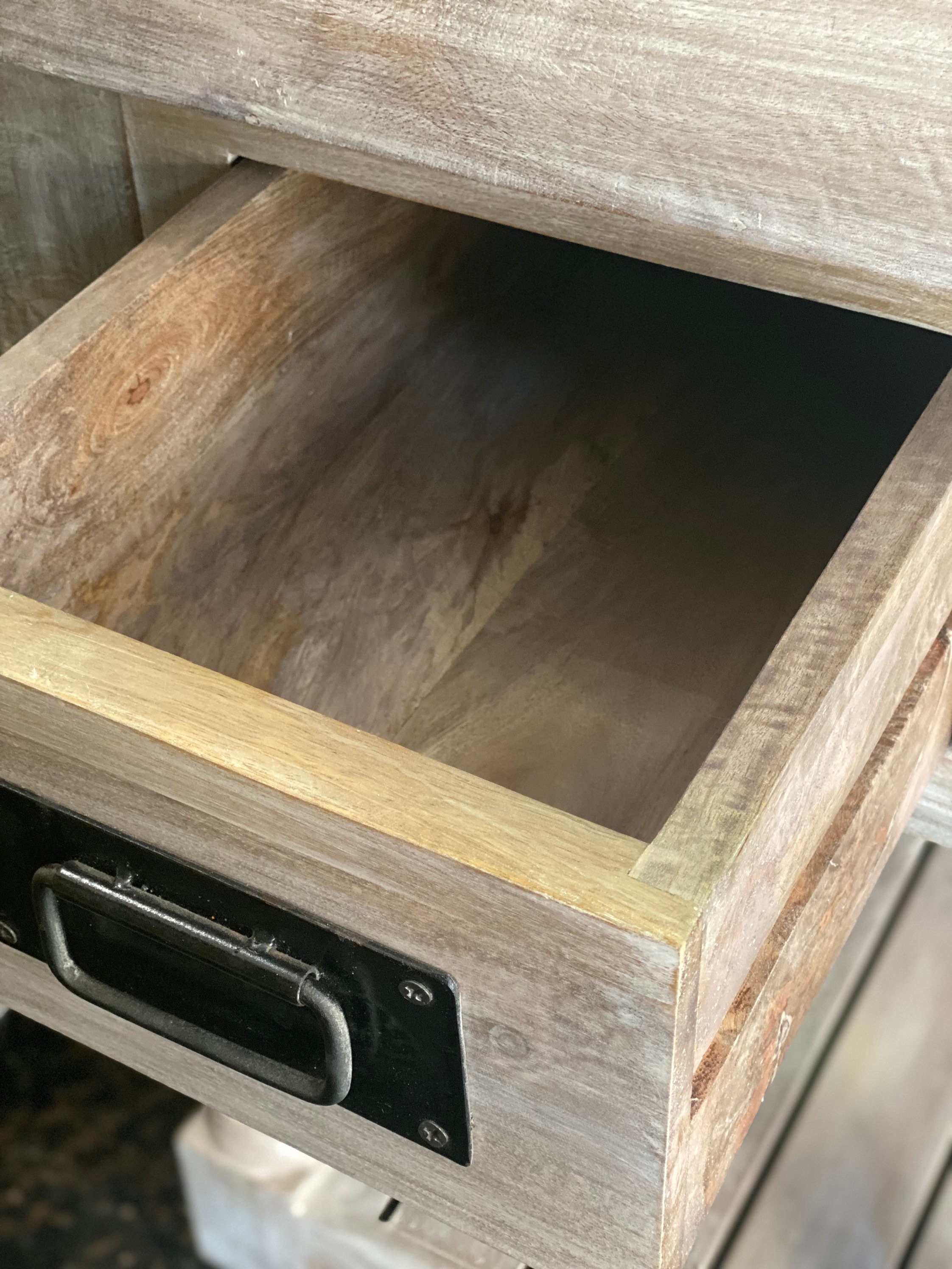 Tall Butcher Block Style Table - Etsy