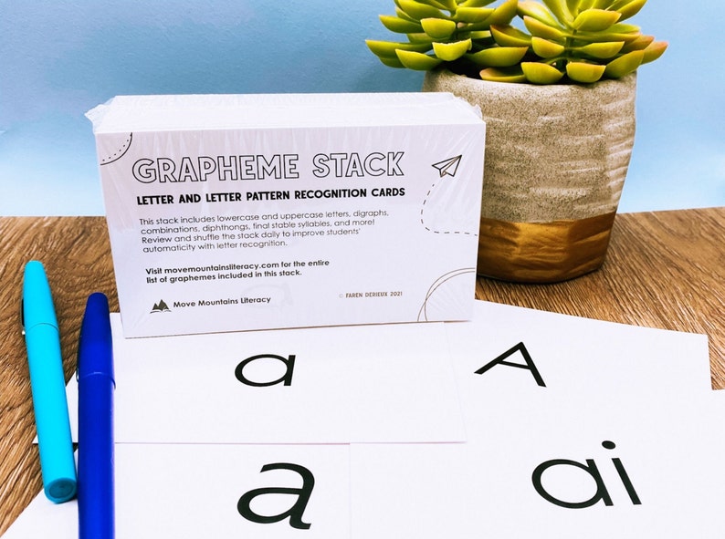 Graphemes Stack: 121 Cards to Practice Letter and Grapheme ...
