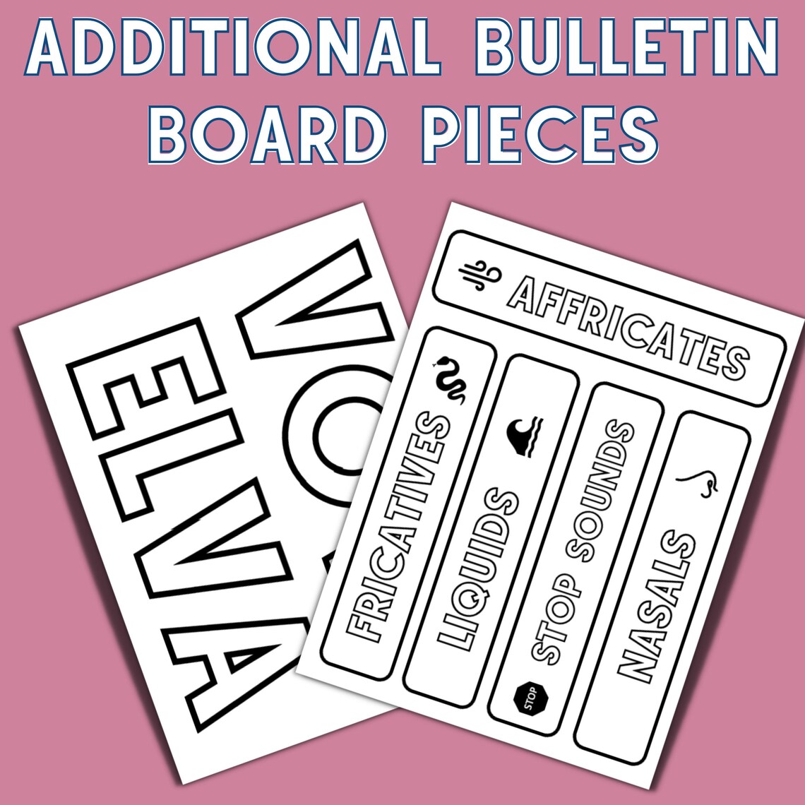 Sound Wall Bundle - Vowels and Consonants - Etsy