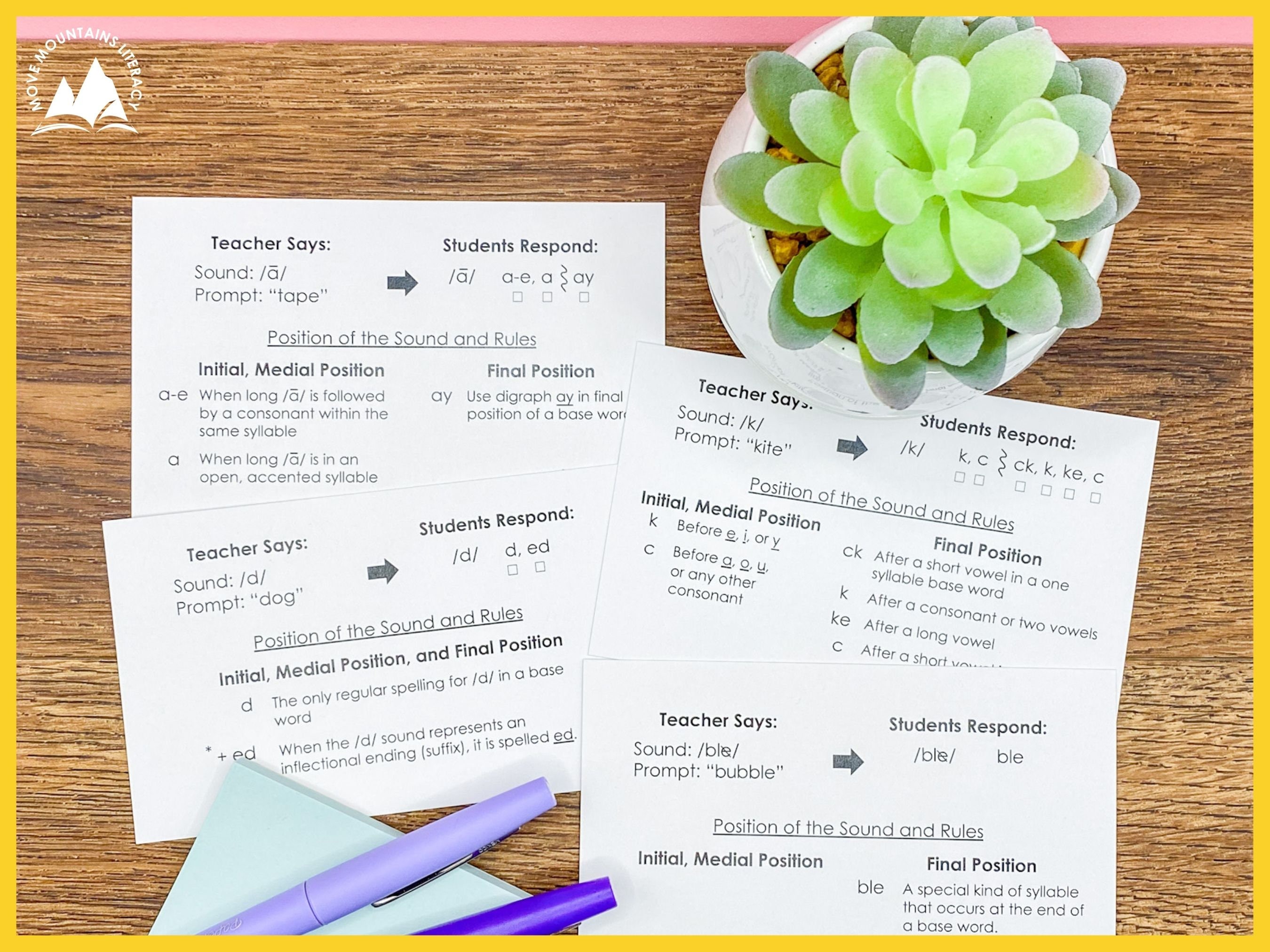 Reading Flashcards: More Than 300 Cards to Practice Graphemes, Phonemes ...