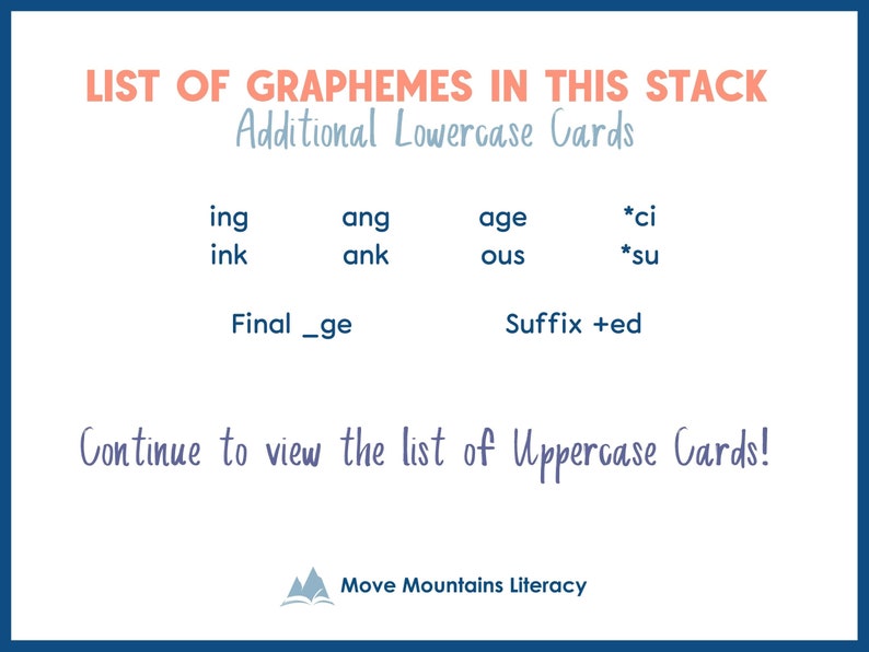 Graphemes Stack: 121 Cards to Practice Letter and Grapheme ...