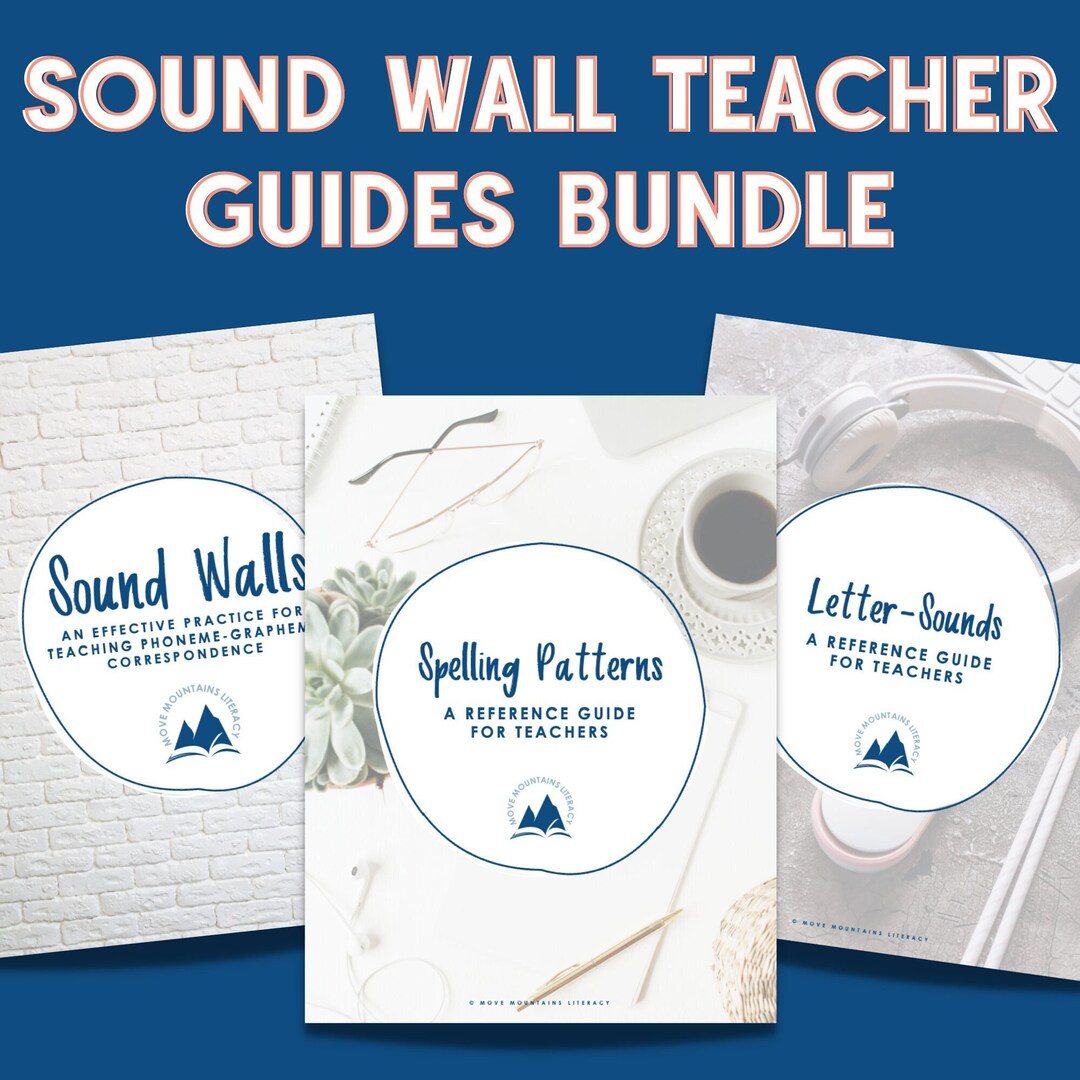 Sound Wall - Teacher Guides Bundle - Etsy