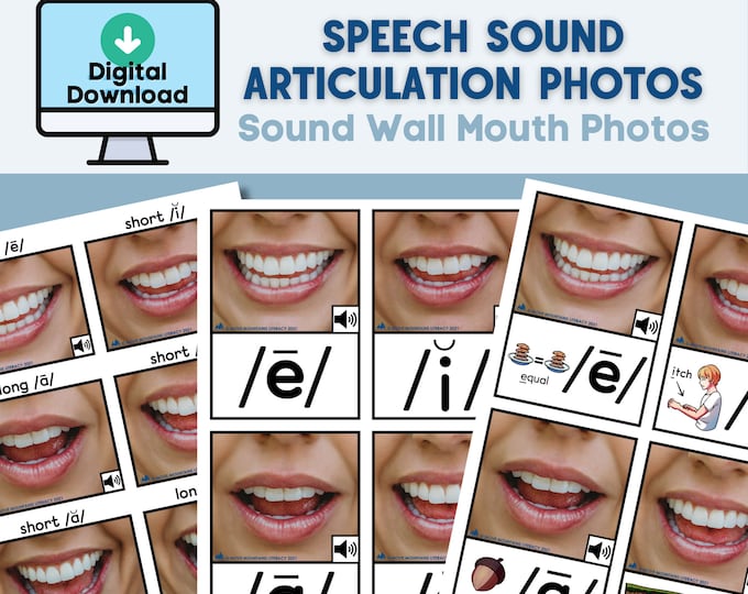 Mouth Pictures for Sound Wall Set 1 - Etsy