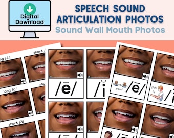 Mouth Pictures for Sound Wall Set 1 - Etsy