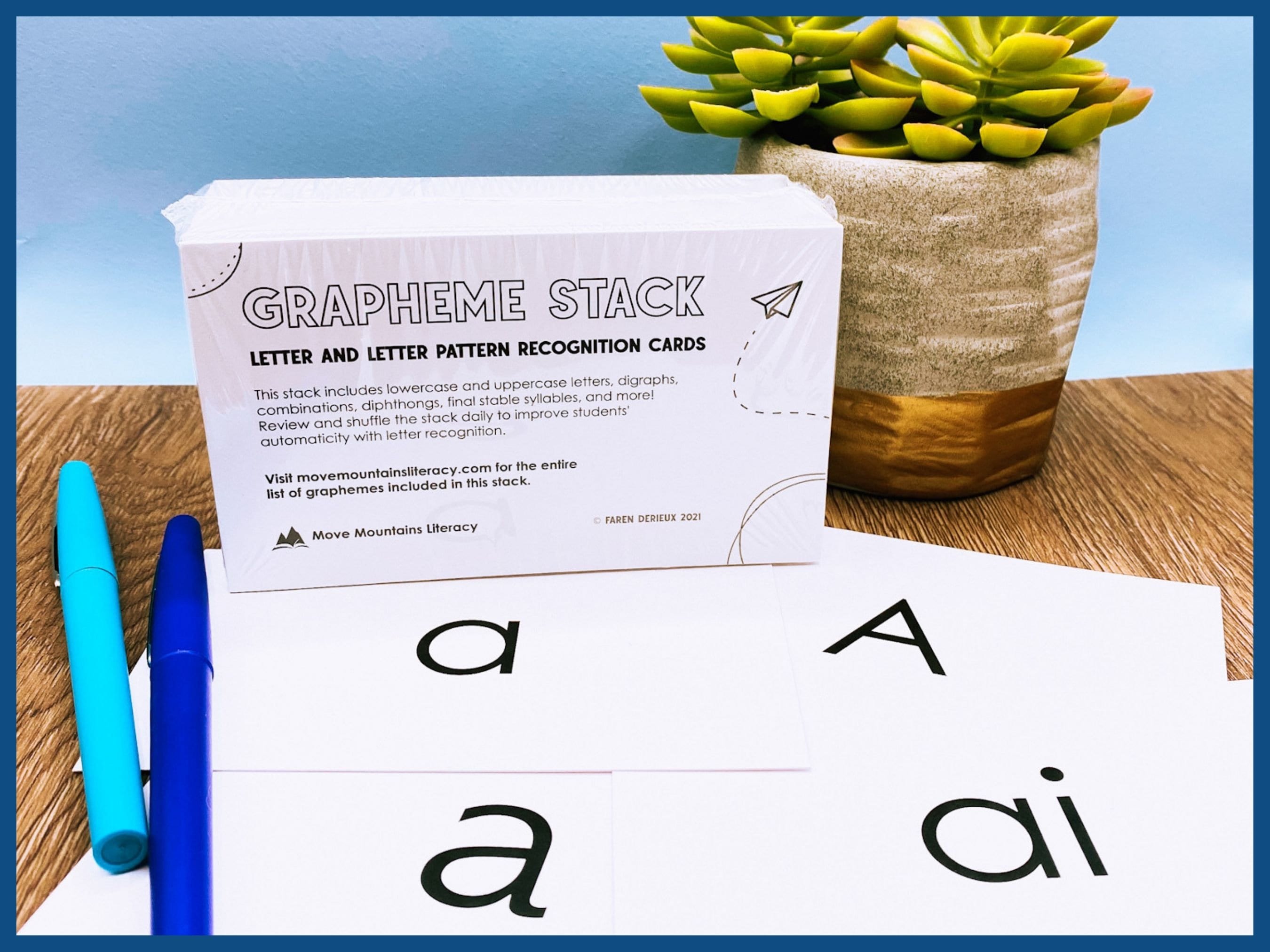 Reading Flashcards: More Than 300 Cards to Practice Graphemes, Phonemes ...