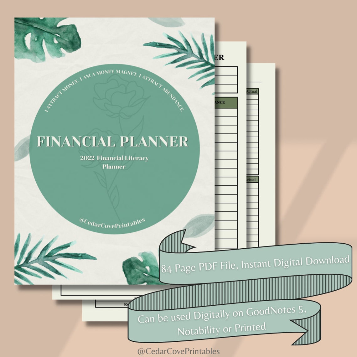 Ultimate Financial Planner Printable Digital Download PDF - Etsy