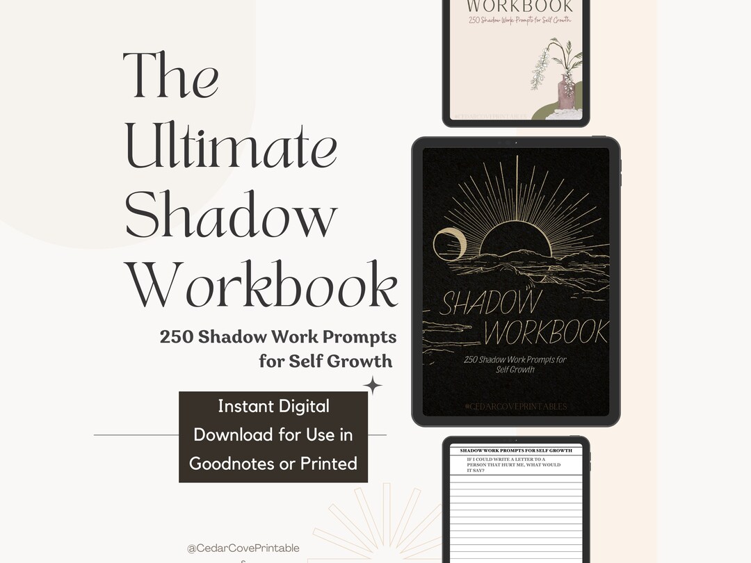250 Shadow Work Prompts for Self Help, Including Prompts for Inner ...