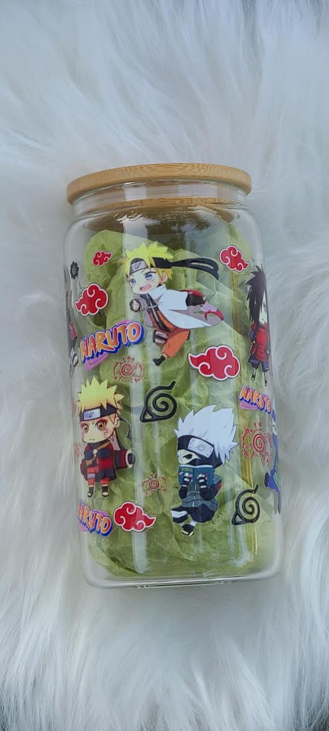 Anime Glass Can Tumbler - Etsy