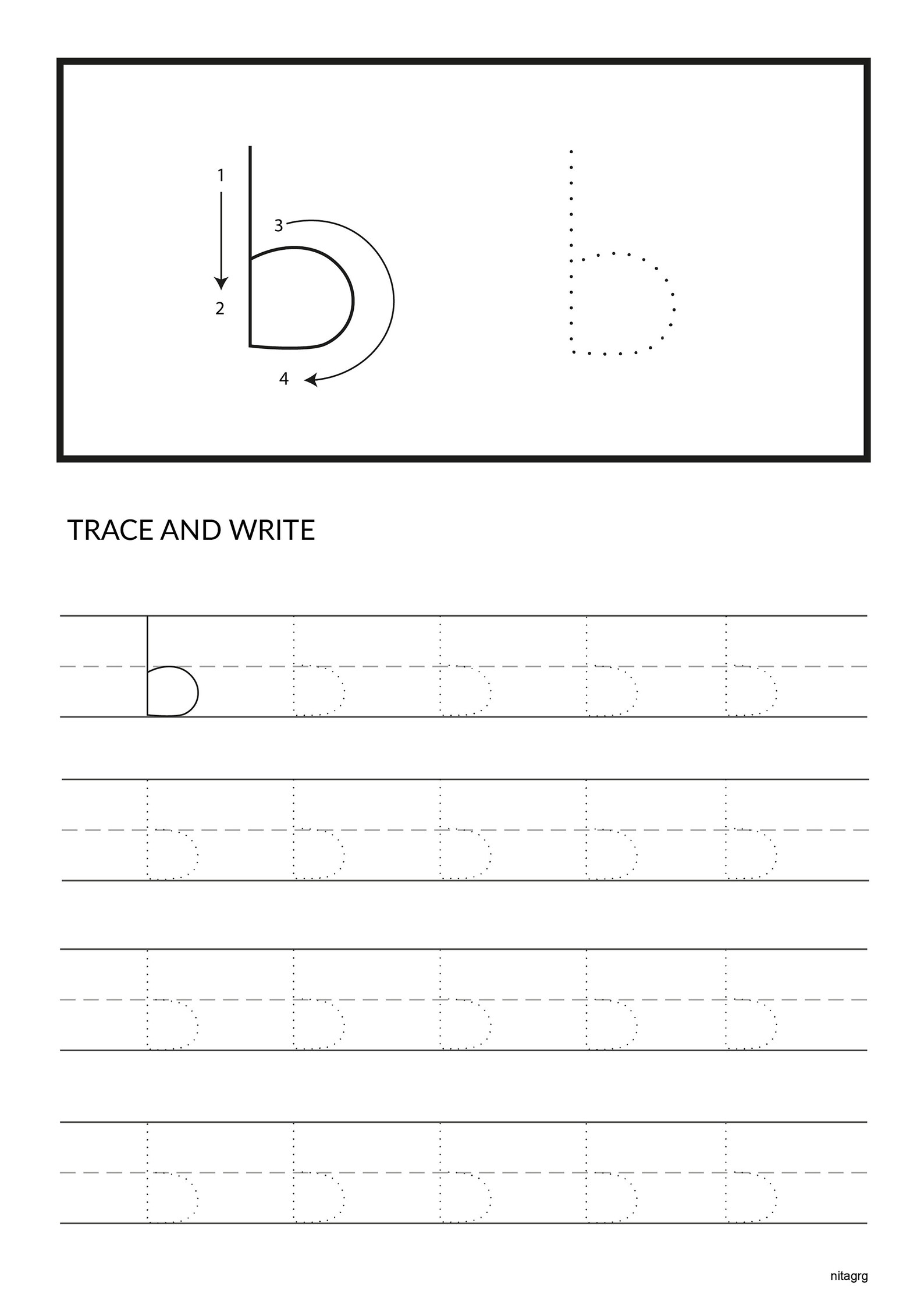26 Printable Lowercase Alphabet Tracing Worksheets| Handwriting ...
