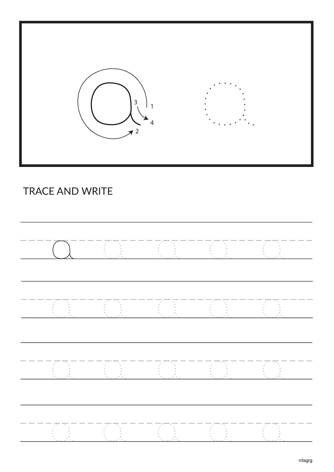 26 Printable Lowercase Alphabet Tracing Worksheets| Handwriting ...