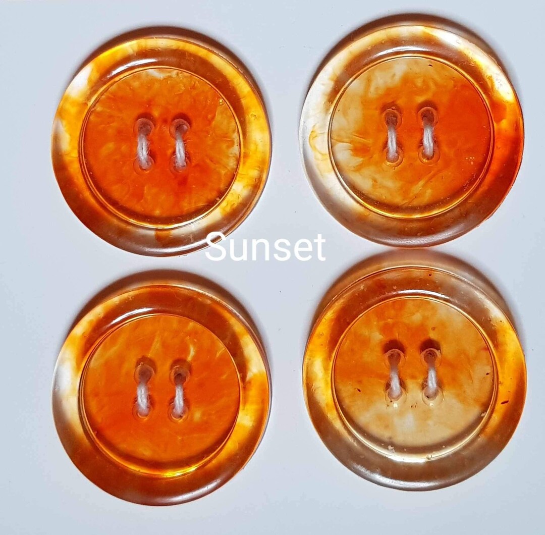 Resin Buttons Sunset - Etsy