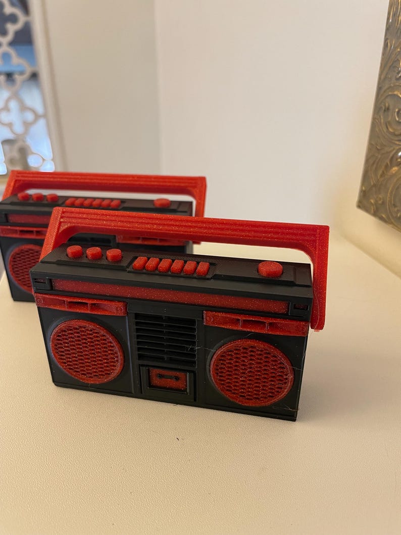 Mini Boombox 1/6 Scale - Etsy