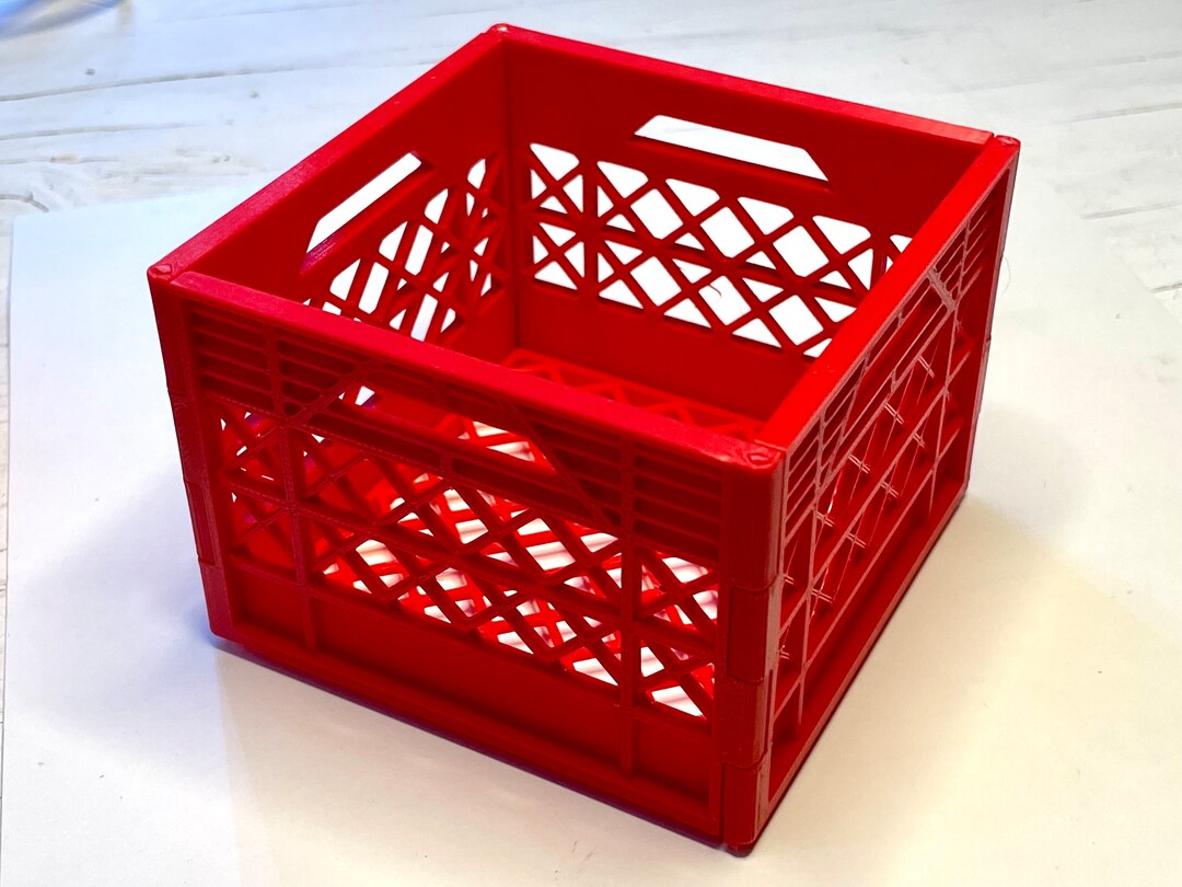 Miniature Milk Crates 3.5” 1/4 Scale Custom Colors - Etsy