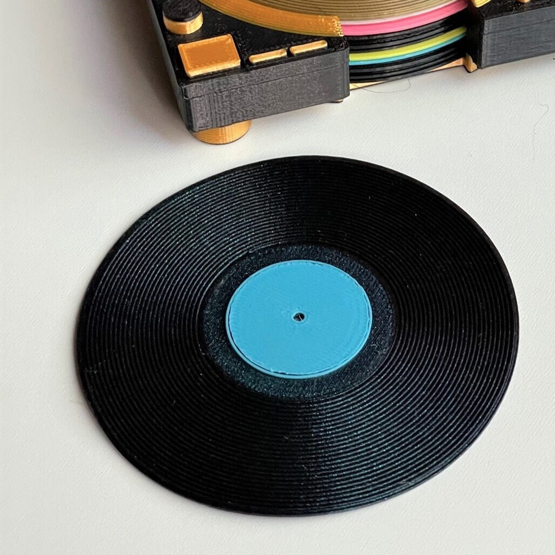 3” Mini Record 1/4 Scale - Etsy