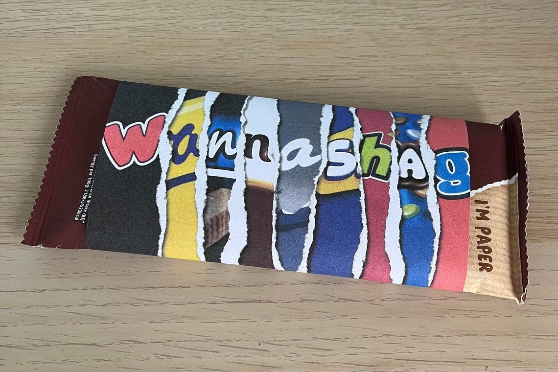 Ripped Effect Chocolate Bar Wrappers - Etsy UK