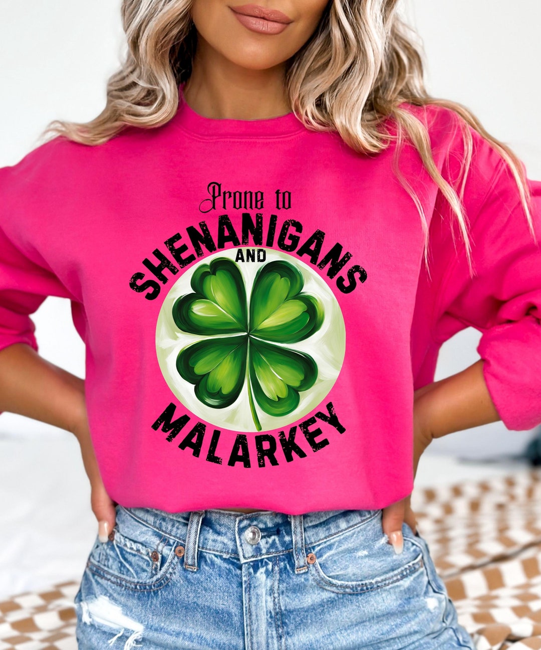Shenanigans and Malarkey, Irish Sweatshirt, St Patricks Day Sweatshirt ...