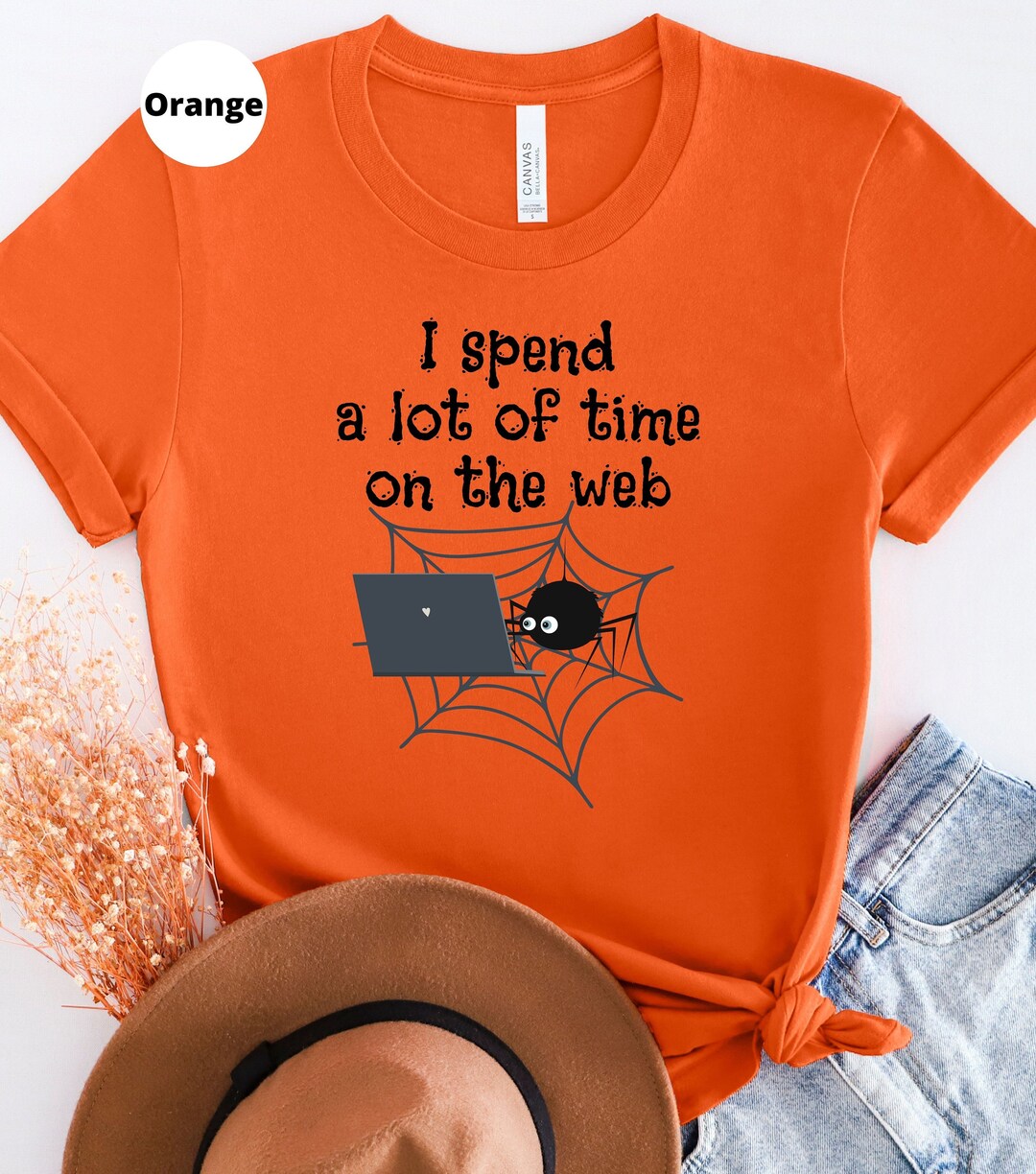 Web Designer T Shirt, Tech Person Shirt, Halloween Spider Shirt ...