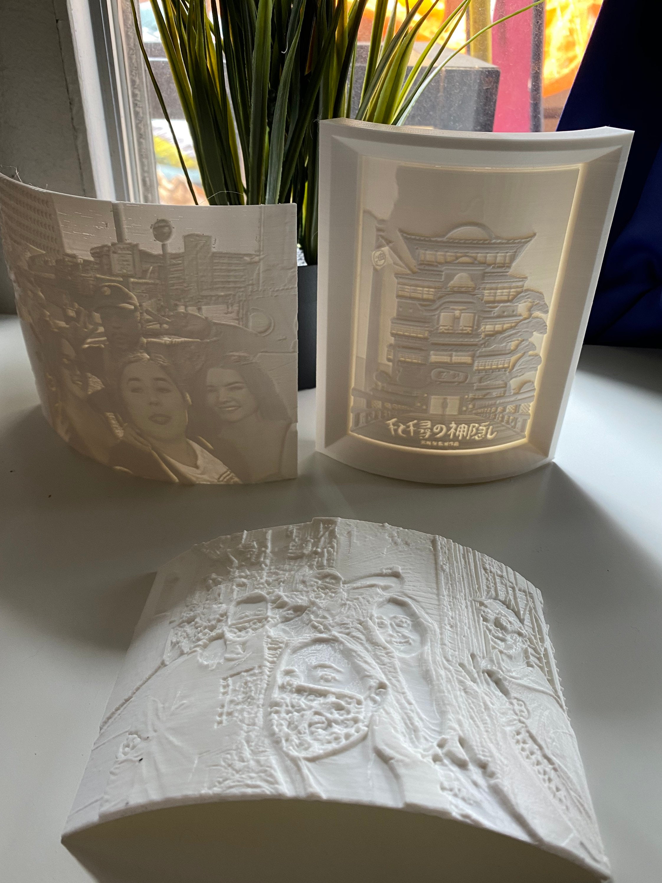 Customized Photo 3D Printed Lithophane Your Photos Gift | Etsy