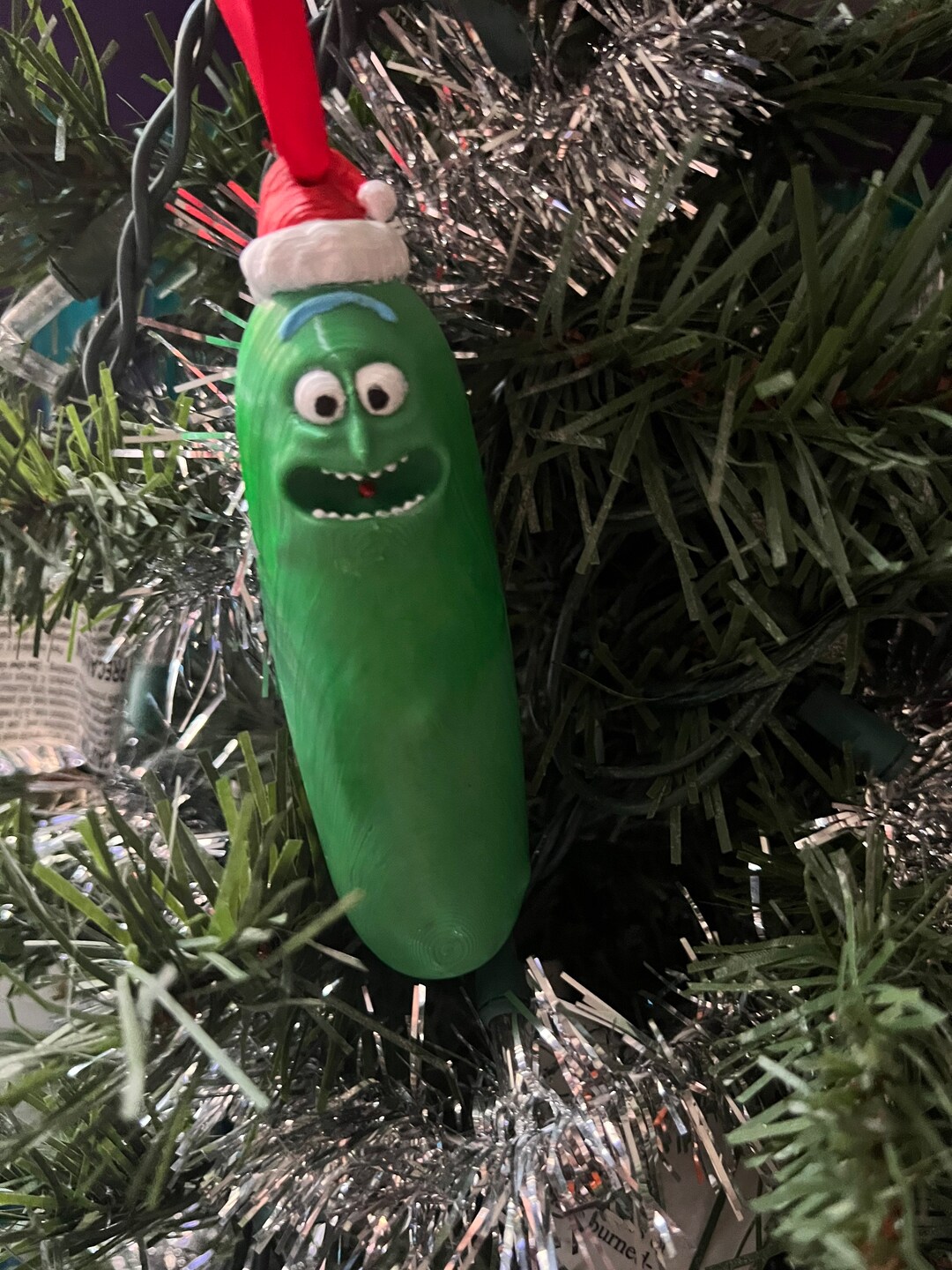 Pickle Rick Christmas Ornament Morty - Etsy