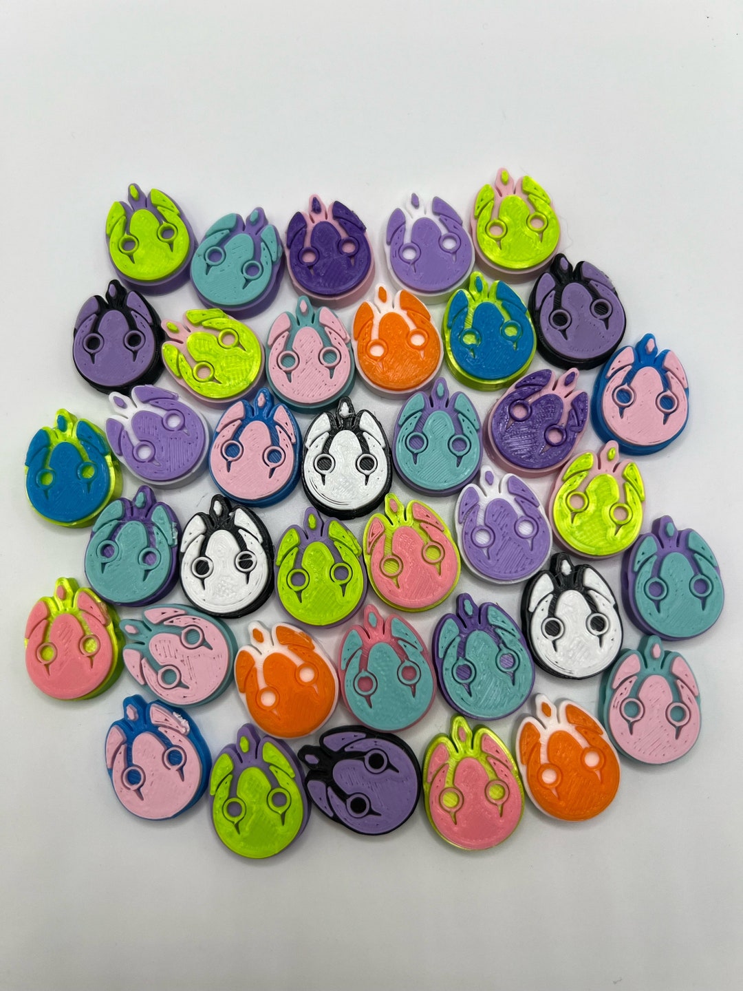 Dabin Logo Inspired Kandi Beads Set of 6 - Etsy