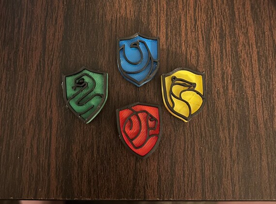 Harry Potter Inspired Hogwarts Crest Kandi Beads Set of 4 - Etsy