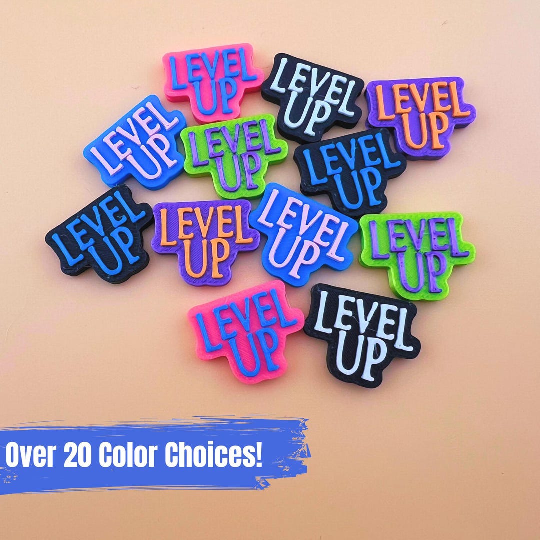 Level up Kandi Beads Level up DJ Charm Bracelet Beads for Events Gifts ...