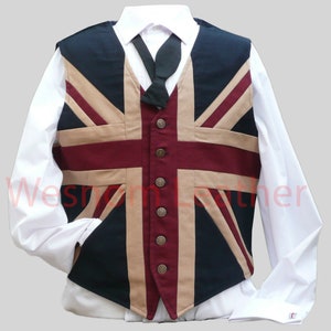 Union Jack Clothing Vest for All Occasions, Sleeveless Uk GB Patriotic Waistcoat Gilet - Etsy