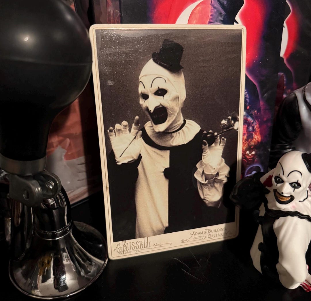Terrifier Art the Clown Cabinet Card 1800s Horror Gift - Etsy