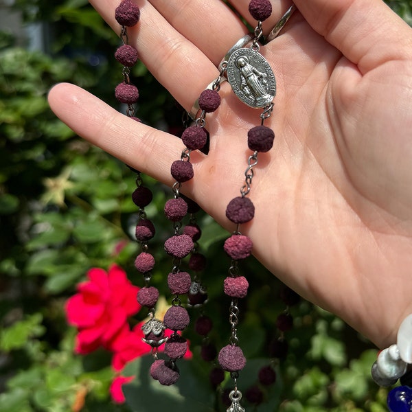 Rose Petal Rosary - Etsy