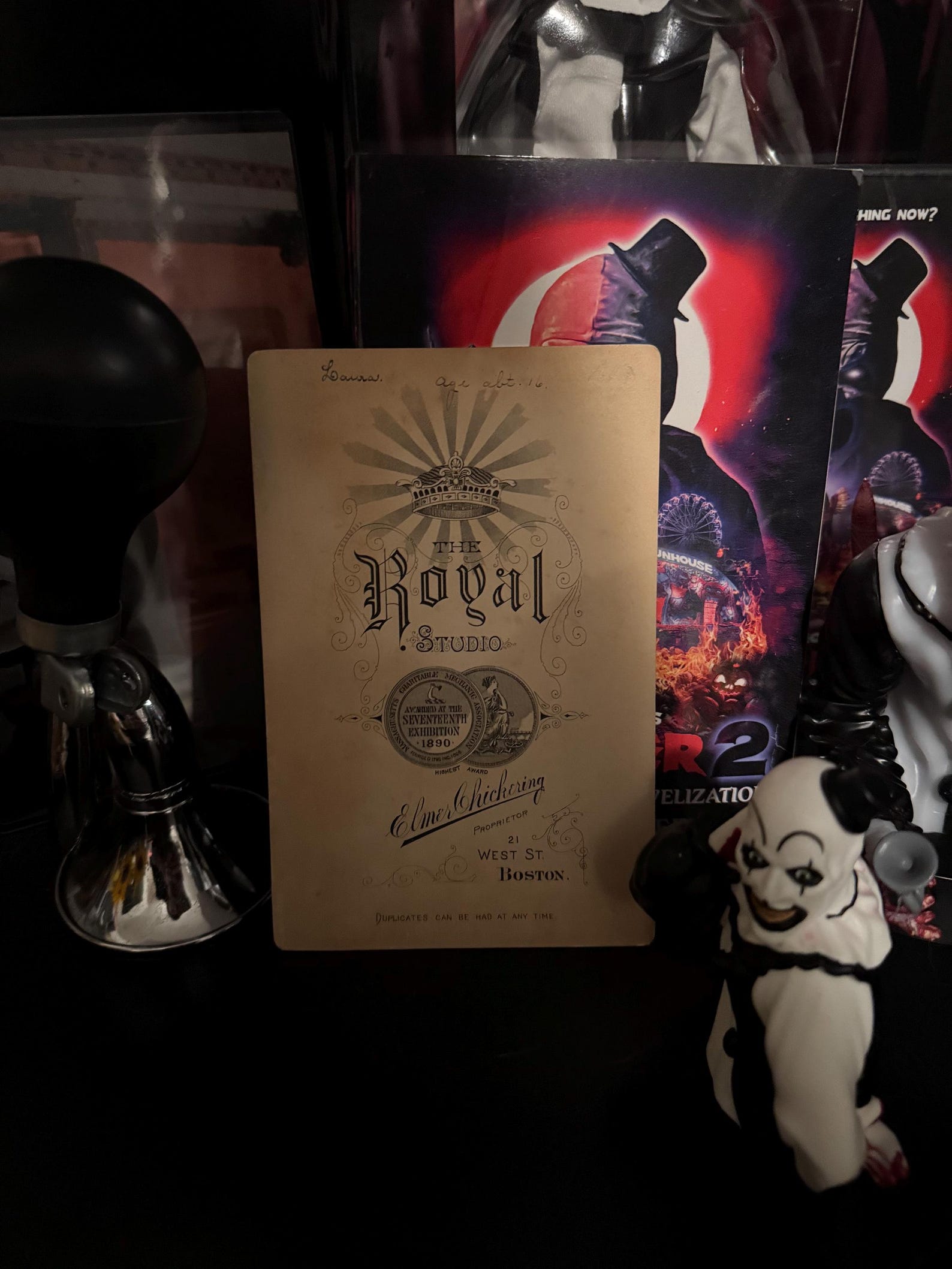 Terrifier Art the Clown Cabinet Card 1800s Horror Gift - Etsy