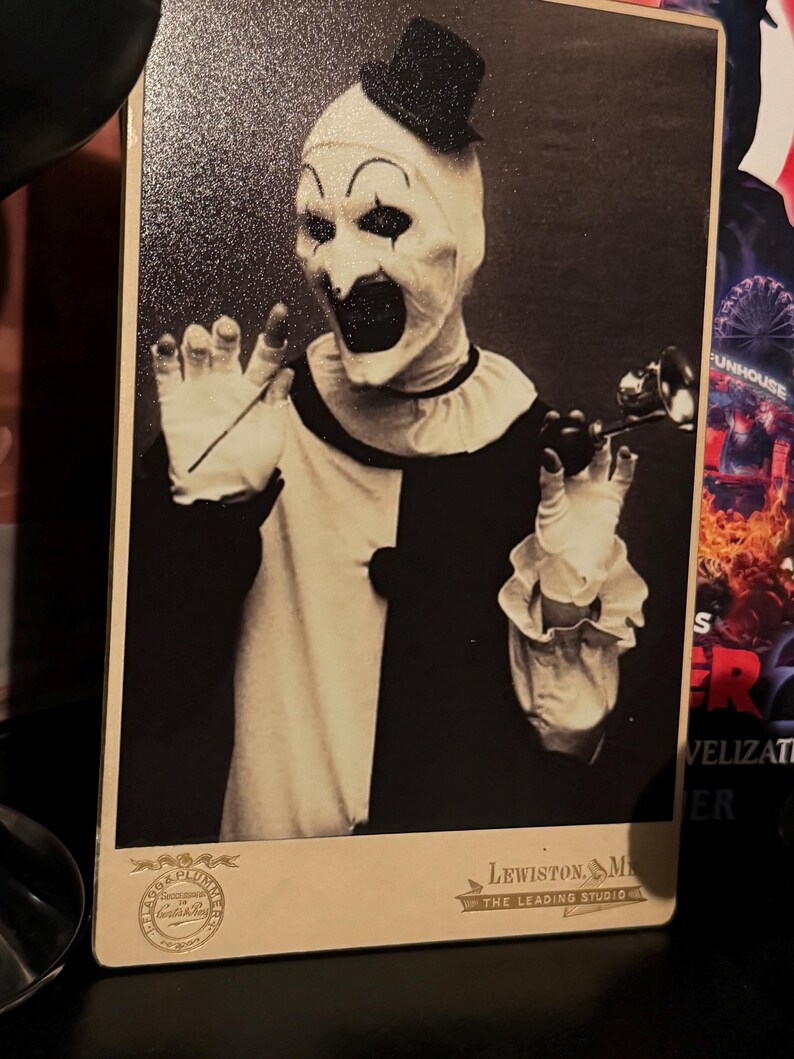 Terrifier Art the Clown Cabinet Card 1800s Horror Gift - Etsy