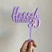 Acrylic Birthday Cake Topper Double Layer - Etsy