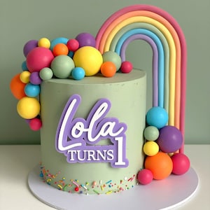 Acrylic Birthday Cake Topper Double Layer - Etsy