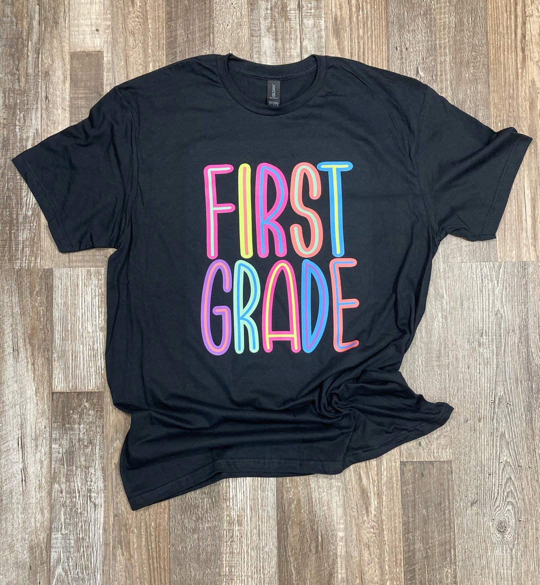 First Grade Tshirt Back to School First Day of School Boys or Girls ...