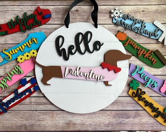 Interchangeable Welcome Sign - Etsy