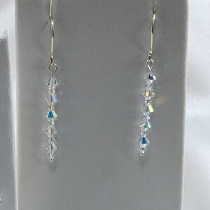 Swarovski Crystal Sterling Silver Earrings. Choose and Save! - Etsy