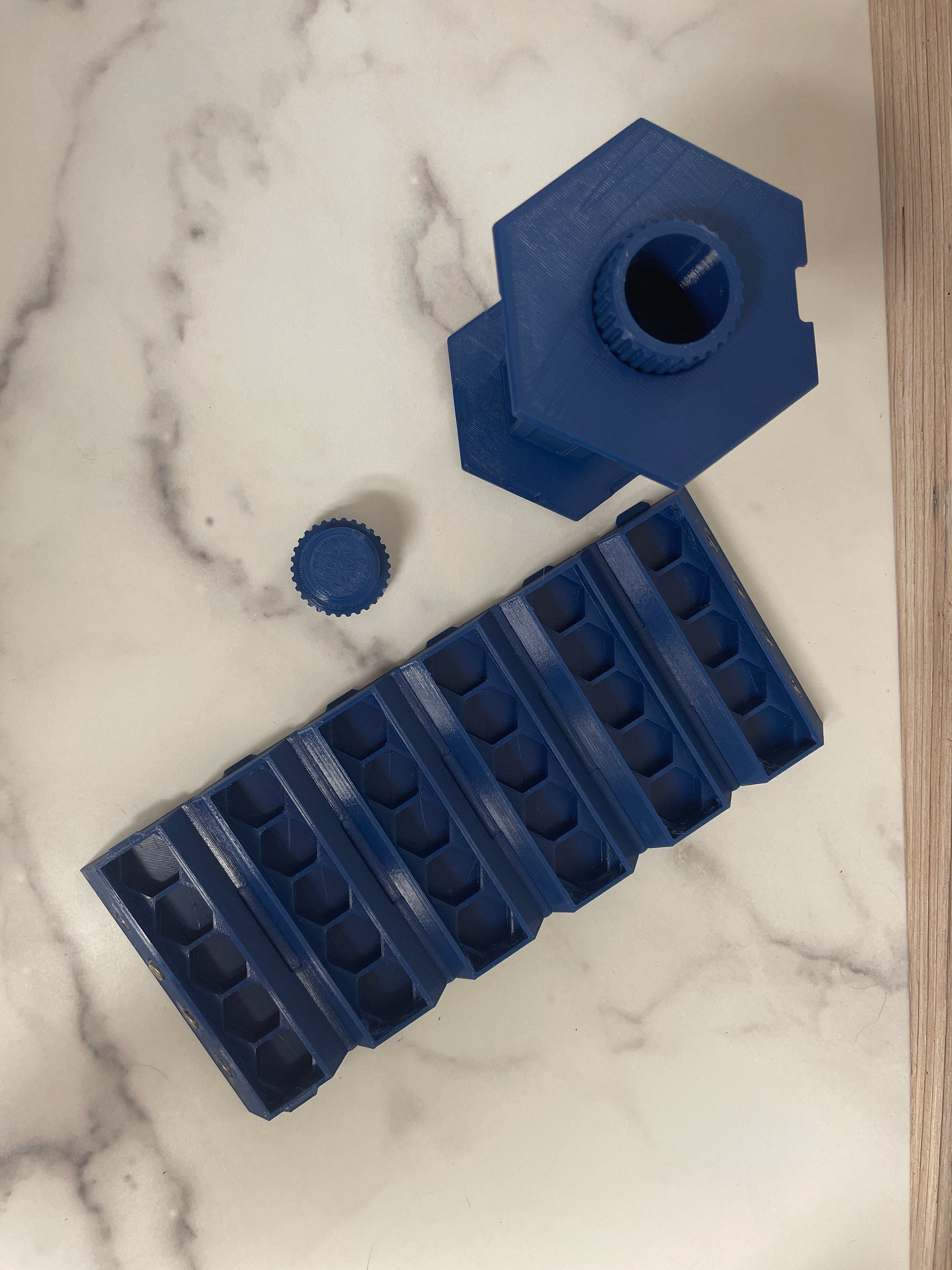 Magnetic 3d-printed Dice Tower & Storage - Holds 30 Dice - Tabletop ...