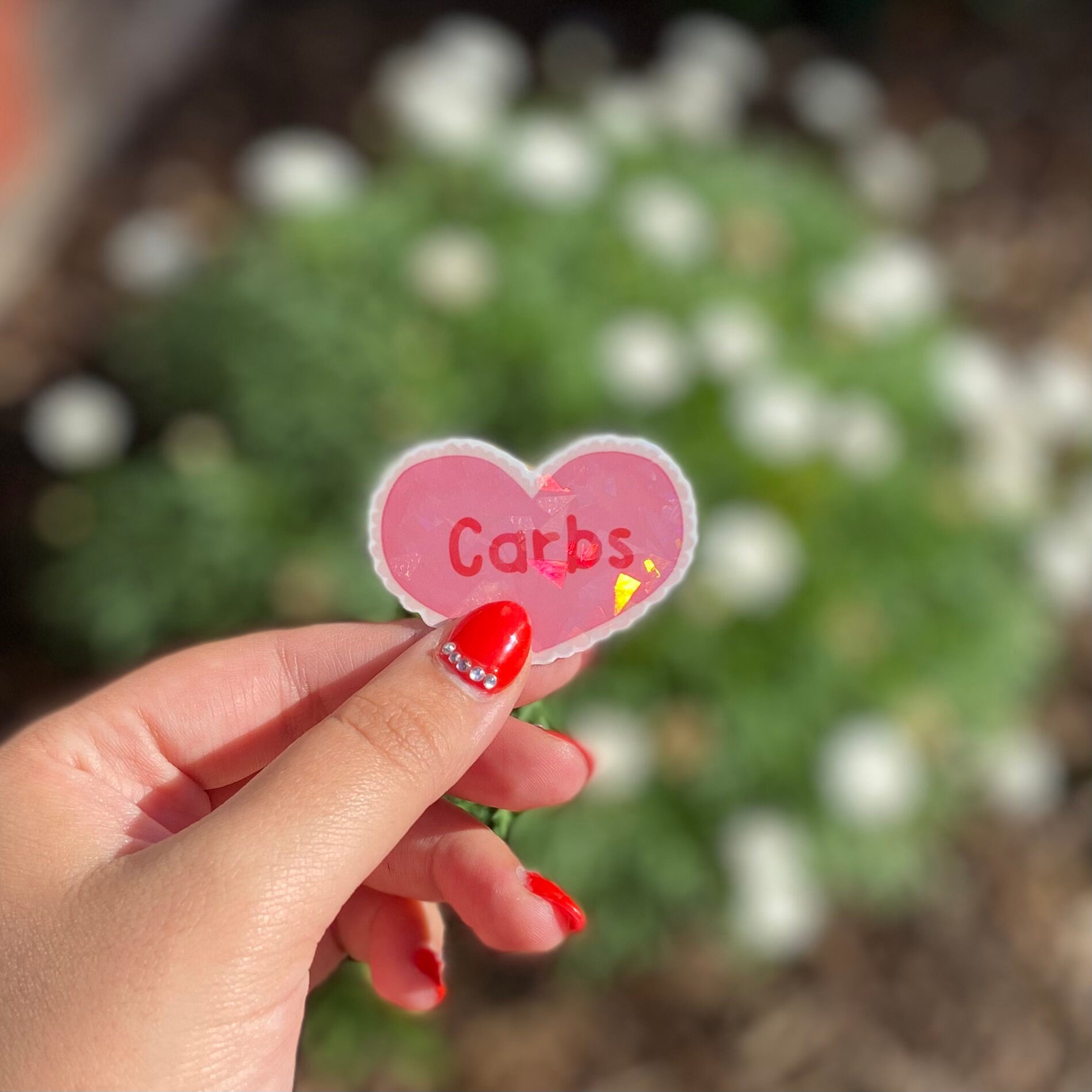 Anti Valentine's Day Holographic Glossy Die Cut Stickers Self Love ...