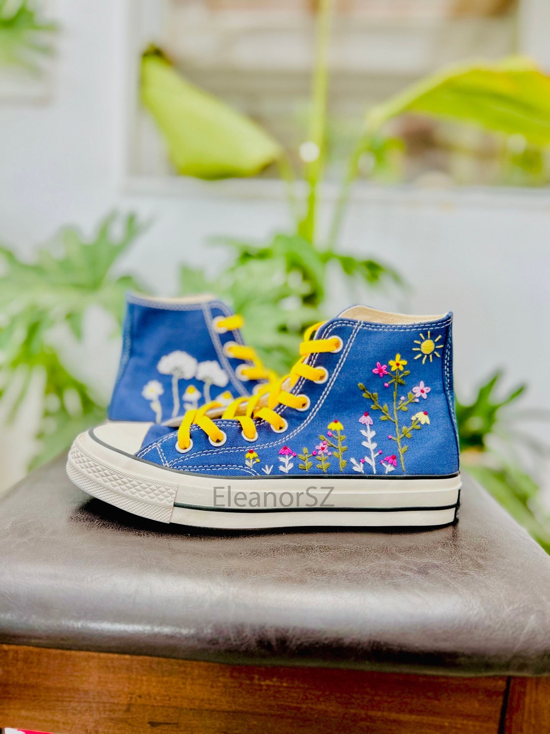 Sunflower Shoes Converse Chuck Taylor 1970s Canvas Shoes Converse High ...