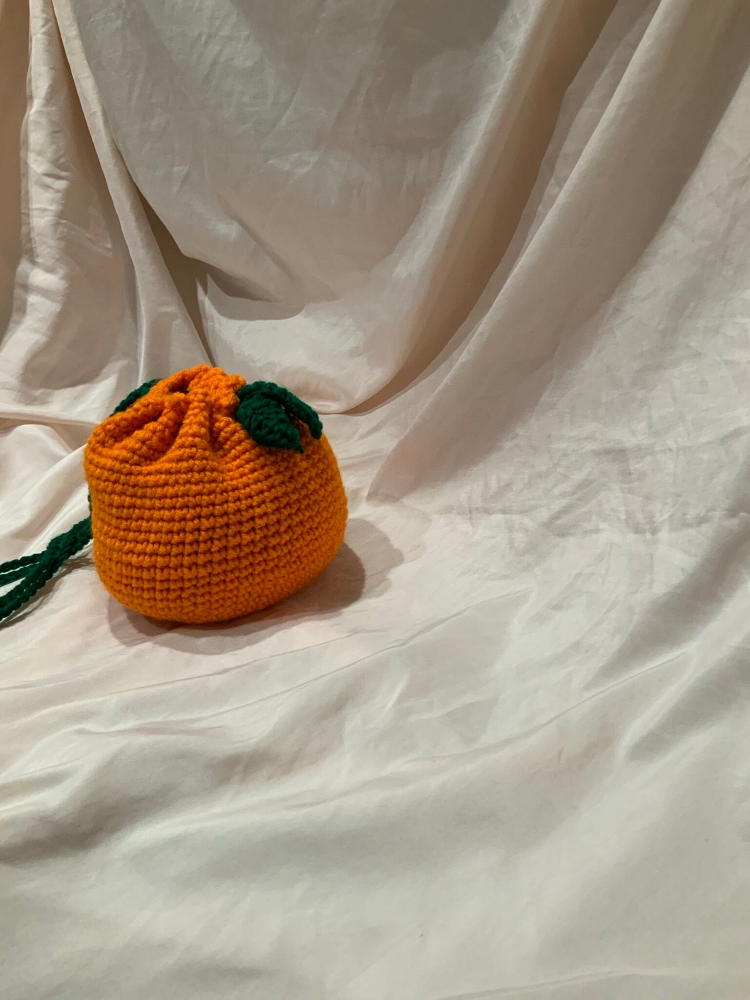 Orange/ Fruit Cinch Bag - Etsy