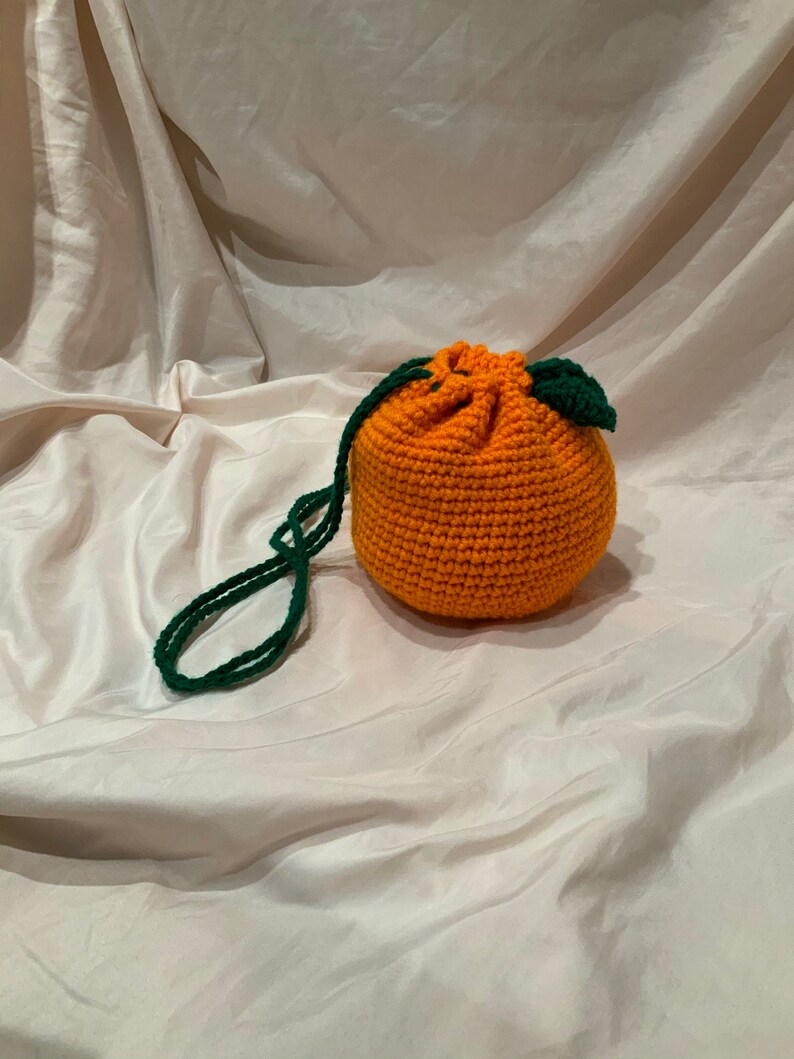 Orange/ Fruit Cinch Bag - Etsy