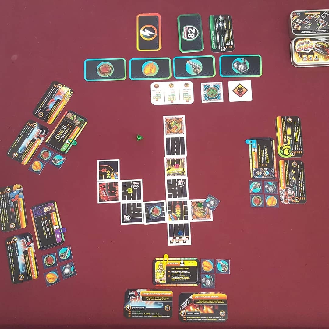 Board Game for Fans and Collectors. Escape Deathrace 2182 micro. Tile ...