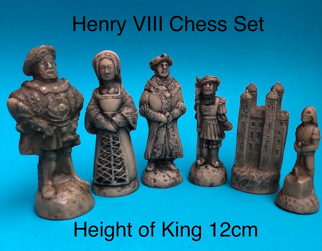 Latex Rubber Chess Set Moulds Henry VIII 7 Moulds* Manufacture of Craft ...